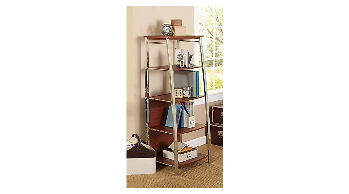 Shop Realspace® Mezza 60" Bookcase - Stylish & Space-Saving