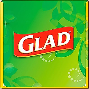 Glad Medium Drawstring Trash Bags, 8 Gal, Gain Original Scent with Febreze, 26 Ct, Pack May Vary