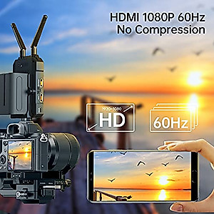 Hollyland Mars 300 PRO [Official] HDMI Loopout Wireless Video Transmitter and Receiver with 0.08S Low Latency, for Videographer Photographer Filmmaker Cinematographer(Enhanced)