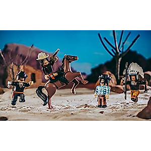 Roblox Action Collection - The Wild West Five Figure Pack [Includes Exclusive Virtual Item]