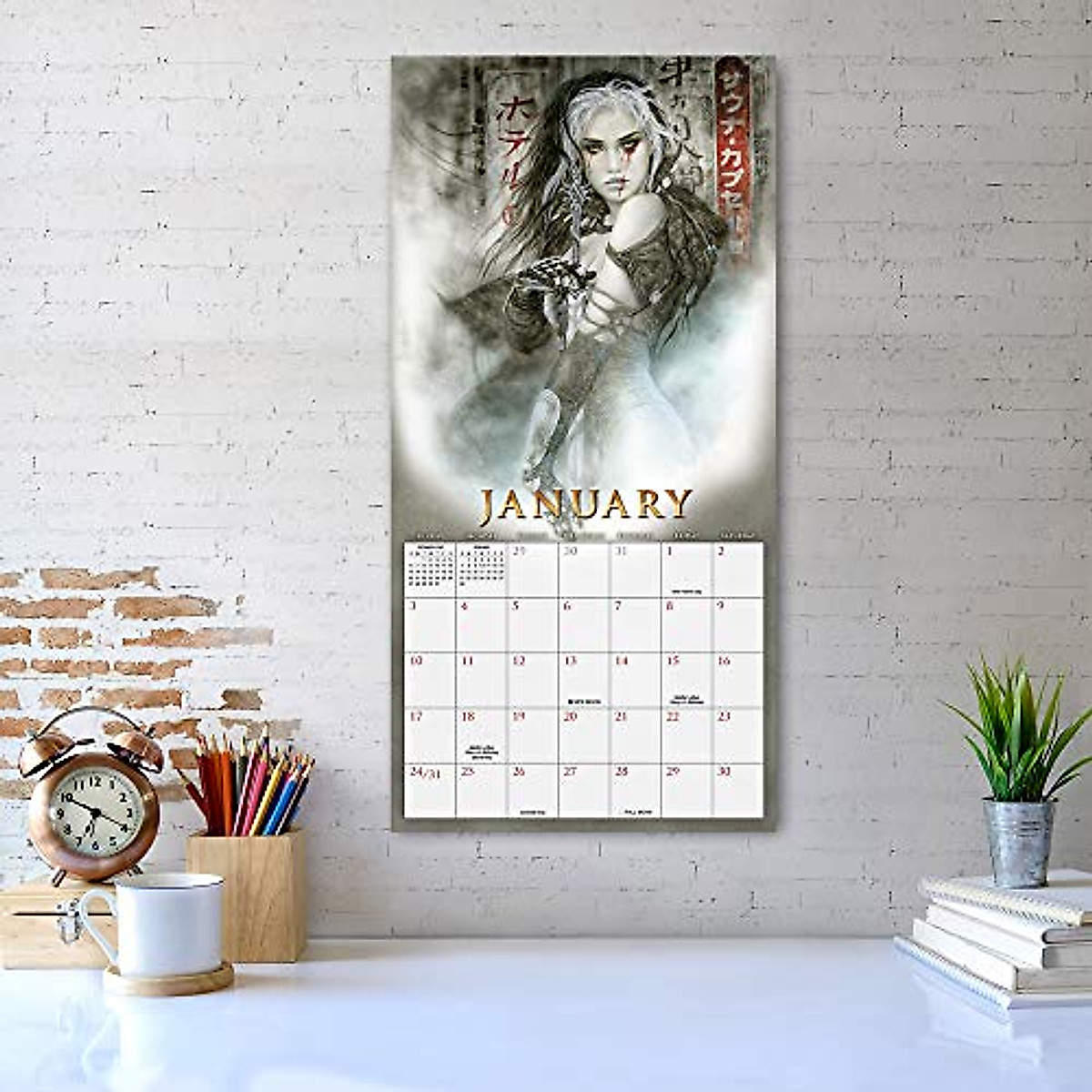 2021 The Fantasy Art of Royo 16-Month Wall Calendar