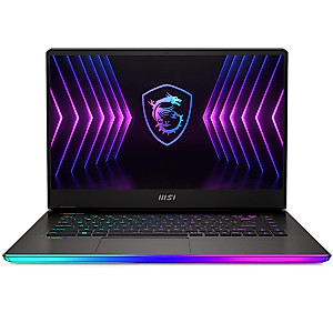 MSI Raider GE67Hx 15.6" OLED QHD 240Hz Gaming Laptop: Intel Core i7-12800HX RTX 3070 Ti 16GB DDR5 1TB NVMe SSD, USB-Type C, Thunderbolt 4, Cooler Boost 5, Win11 Pro: Titanium Blue 12UGS-013