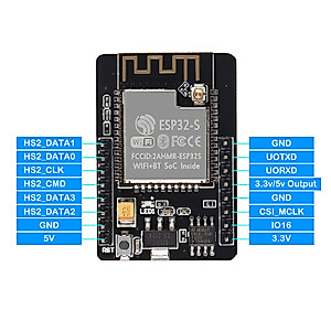 AEDIKO 4pcs ESP32-CAM WiFi Bluetooth Board ESP32-CAM-MB Micro USB to Serial Port CH340G with OV2640 2MP Camera Module Dual Mode