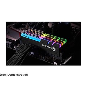 G.SKILL Trident Z RGB Series (Intel XMP) DDR4 RAM 128GB (4x32GB) 3600MT/s CL18-22-22-42 1.35V Desktop Computer Memory UDIMM (F4-3600C18Q-128GTZR)
