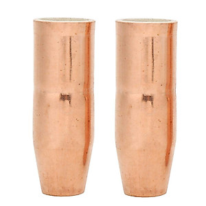 2pcs 169-724 MIG Welding Nozzles 1/2" Recessed Tip Fit for Miller M25 M40 Hobart Gun