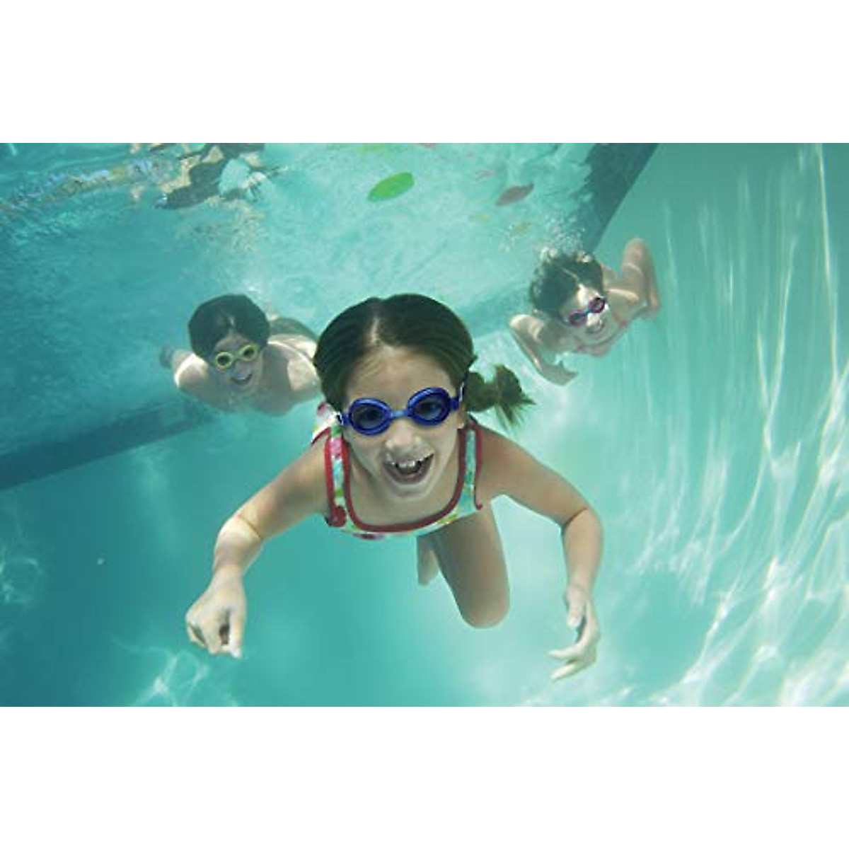 Poolmaster Swim Goggles, Lil' Guppies, 4 Pack