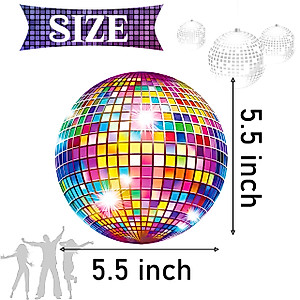 Disco Ball Party Hanging Swirls 70s Disco Birthday Party Decoration Disco Ball Themed Swirl Ceiling Disco Party Hanging Streamer for 70s 80s Party Baby Shower Supplies