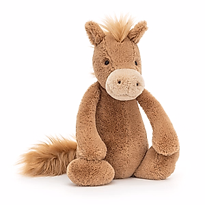 Jellycat Bashful Pony Stuffed Animal Horse, Medium