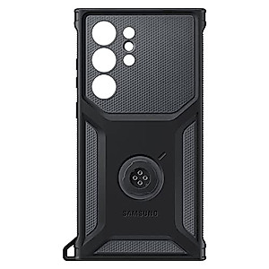 SAMSUNG Galaxy S23 Ultra Rugged Gadget Phone Case, Heavy Duty Protective Cover w/Platform for Card Slot Holder, Wrist Strap, Detachable Accessories, US Version, EF-RS918CBEGUS, Titan