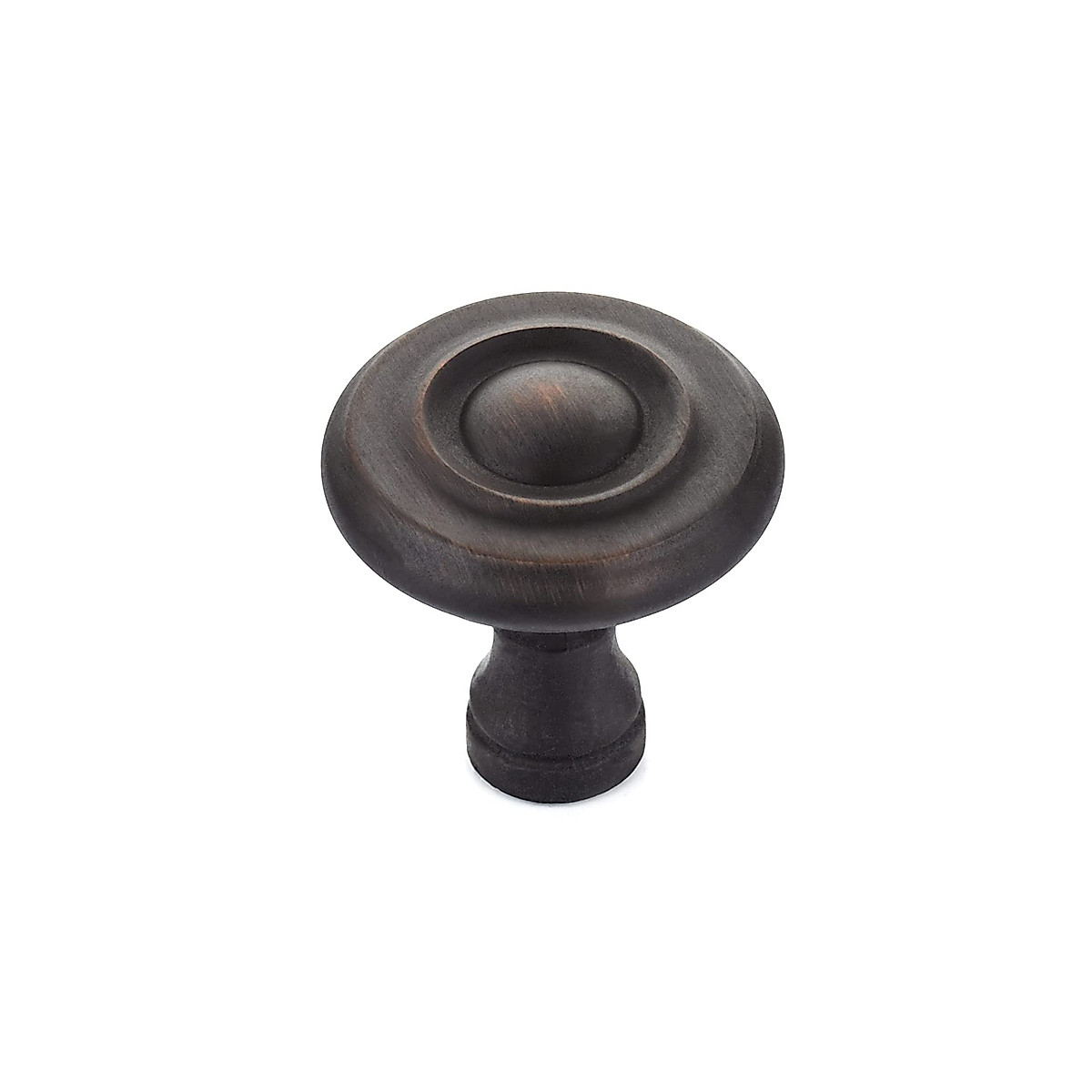 Richelieu Hardware BP74032BORB Boucherville Collection 1 1/4-inch (32 mm) Brushed Oil-Rubbed Bronze Traditional Cabinet and Drawer Knob for Kitchen, Bathroom, and Furniture