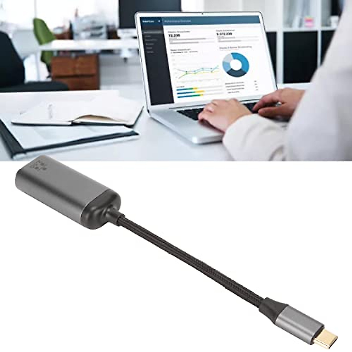 USB C to Ethernet Adapter, 10 100 1000 2500Mbps High Speed, USB Type C to RJ45 2.5G Gigabit Ethernet LAN Network Adapter,for Windows, for Android, for OS, for Linux