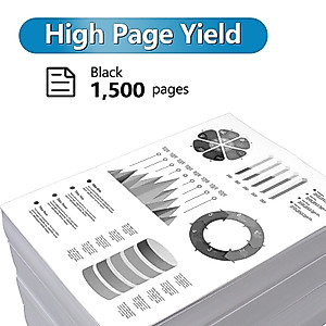 DrPrint CF283A Black Toner Cartridge Replacement for HP 83A 283A, Compatible with HP Laserjet Pro M201n M201dw MFP M125nw M127fw M225dw M125a