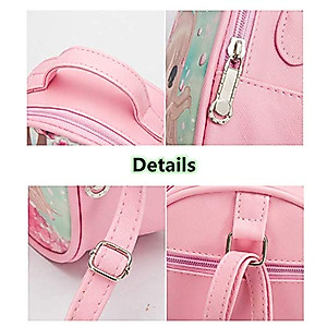 Kerr's Choice Girl Women Crossbody Bag Japan Pink Backpack Crossbody Purse Pink Cute Crossbody Bag