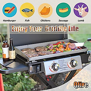 Qfire Regulator Replacement Compatible with Blue Rhino Razor GGC2030M 25 Inch Outdoor 2 Burner Portable LP Propane Gas Grill Griddle (Regulator)