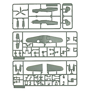 Premium Hobbies P-51B & Bf109 G-6 "European Theater" 1:72 Plastic Model Airplane Kit Twin Pack 138V