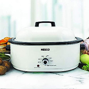 Nesco MWR18-14 Roaster Oven, 18 Quart, White