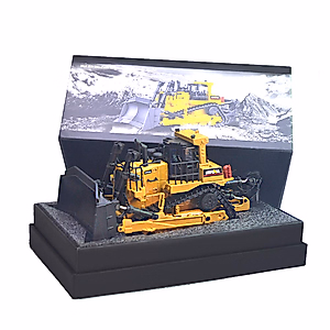 Ailejia 1/50 Scale Diecast Truck Alloy Models Bulldozer Vehicle Construction Vehicle Model Engineering Car Toy boy Gift (Bulldozer)