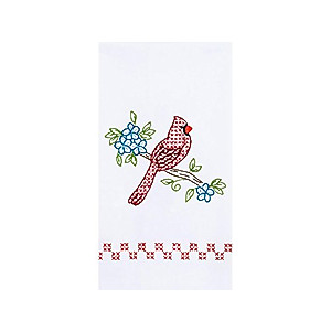 Jack Dempsey Decorative Dec Hand Towel Cardinal