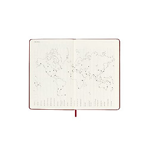 Moleskine Limited Edition Le Petit Prince 12 Month 2023 Weekly Planner, Hard Cover, Large (5" x 8.25"), Rose