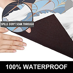 AiBOB Under The Sink Mat, 24 X 68 in, Durable Premium Mats Protect Kitchen and Bathroom Cabinets, Waterproof Absorbent Shelf Liner, Blue