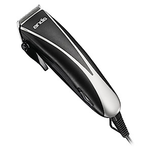 Andis Ultra Clip Adjustable Blade 10-Piece Home Haircut Kit, Black