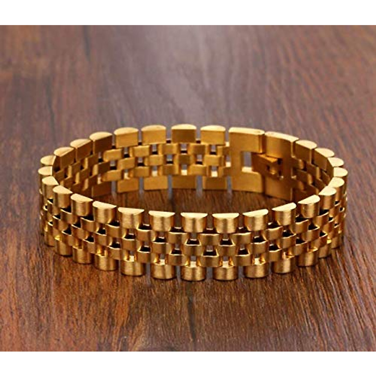 Gold Stainless Steel Link Chain Bracelet