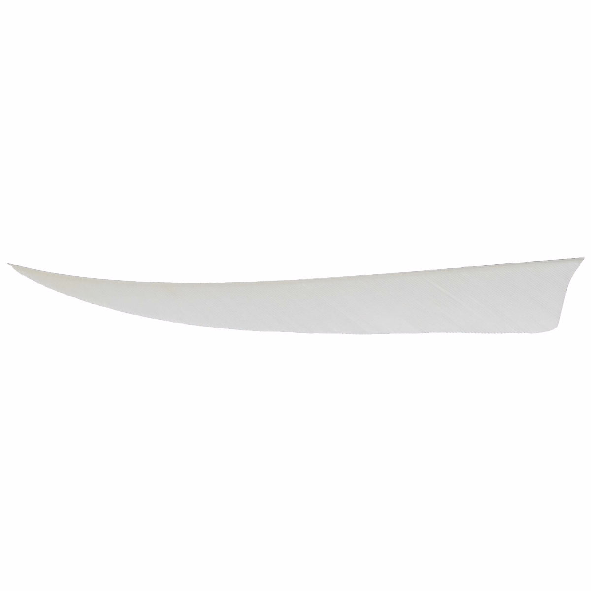 Trueflight Feathers Shield Cut 5 RW White 100/pk.