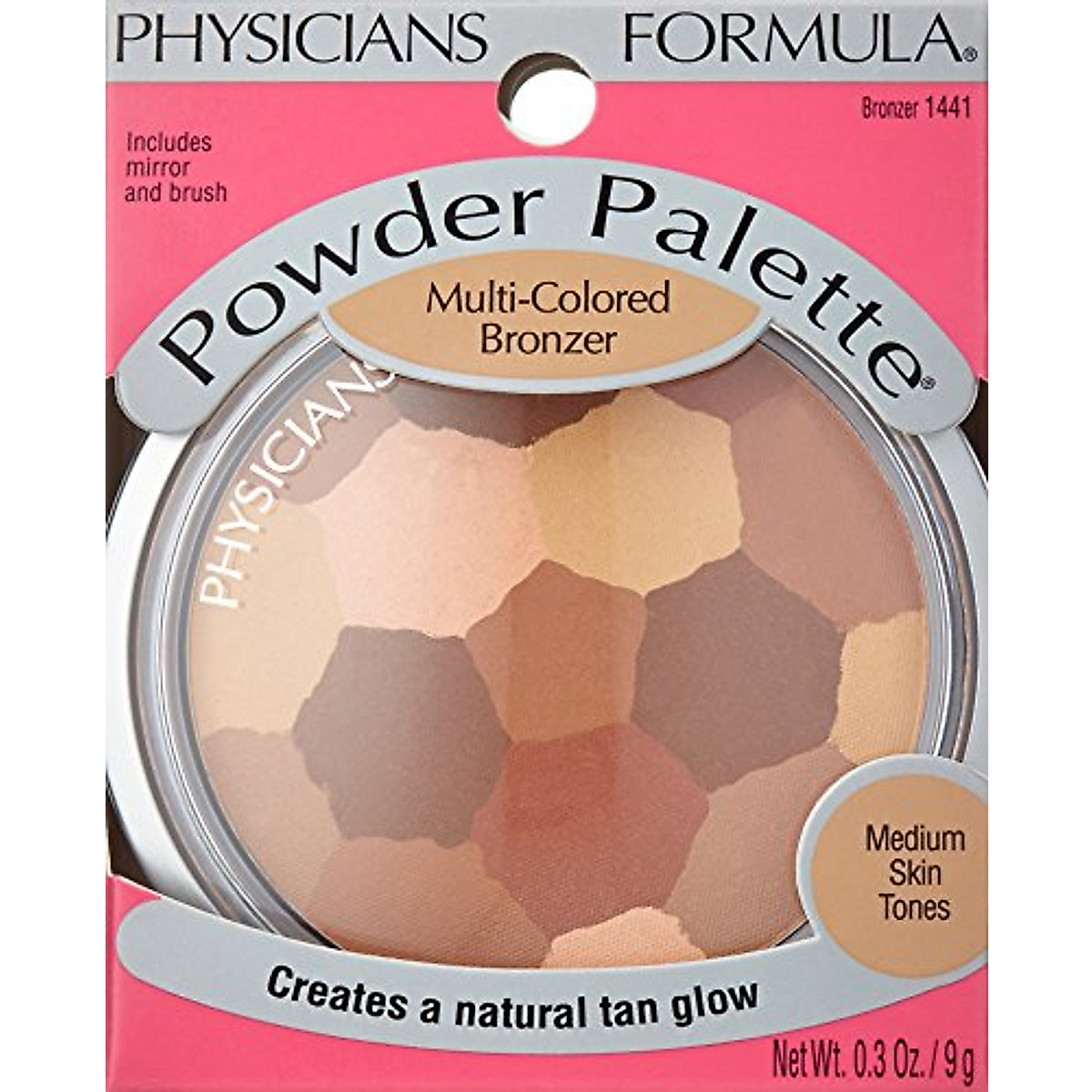 Physicians Formula Powder Palette Multi-Colored Bronzer Bronzer, Dermatologist Tested, Clinicially Tested