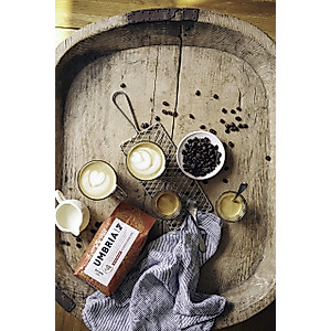 Caffe Umbria Fresh Seattle Whole Bean Roasted Coffee, Gusto Crema Blend Medium Roast, 12 oz. Bag