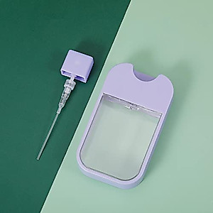 Perfume Refill Bottle, Portable Mini Hand Sanitizer Alcohol Refill Bottle with Spray Pump Cosmetic Container YW