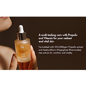 Honey Nourishing EssenceㅣRoyal Vita Propolis 33 AmpouleㅣKorean Skin Care Contains Royal Jelly Extract, PanthenolㅣEffective Vitamin Serum strengthen the skin Moisturizing, SoothingㅣDr.Ceuracle