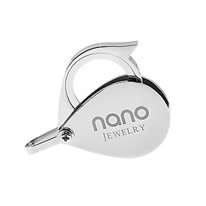 120 Languages I Love You Necklace Anniversary Birthday Gift Pendant for Women Pure Gold Inscribed in Miniature Text on Elegant Crystal Cubic Zirconia Gemstone, 18" 925 Sterling Silver Chain