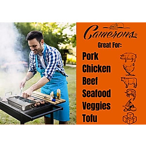 Camerons Products Smoking Chips (Hickory) - Kiln Dried, All Natural Extra Fine Wood Smoker Sawdust Shavings - 1 Pint Barbecue Chips (0.473176 L)