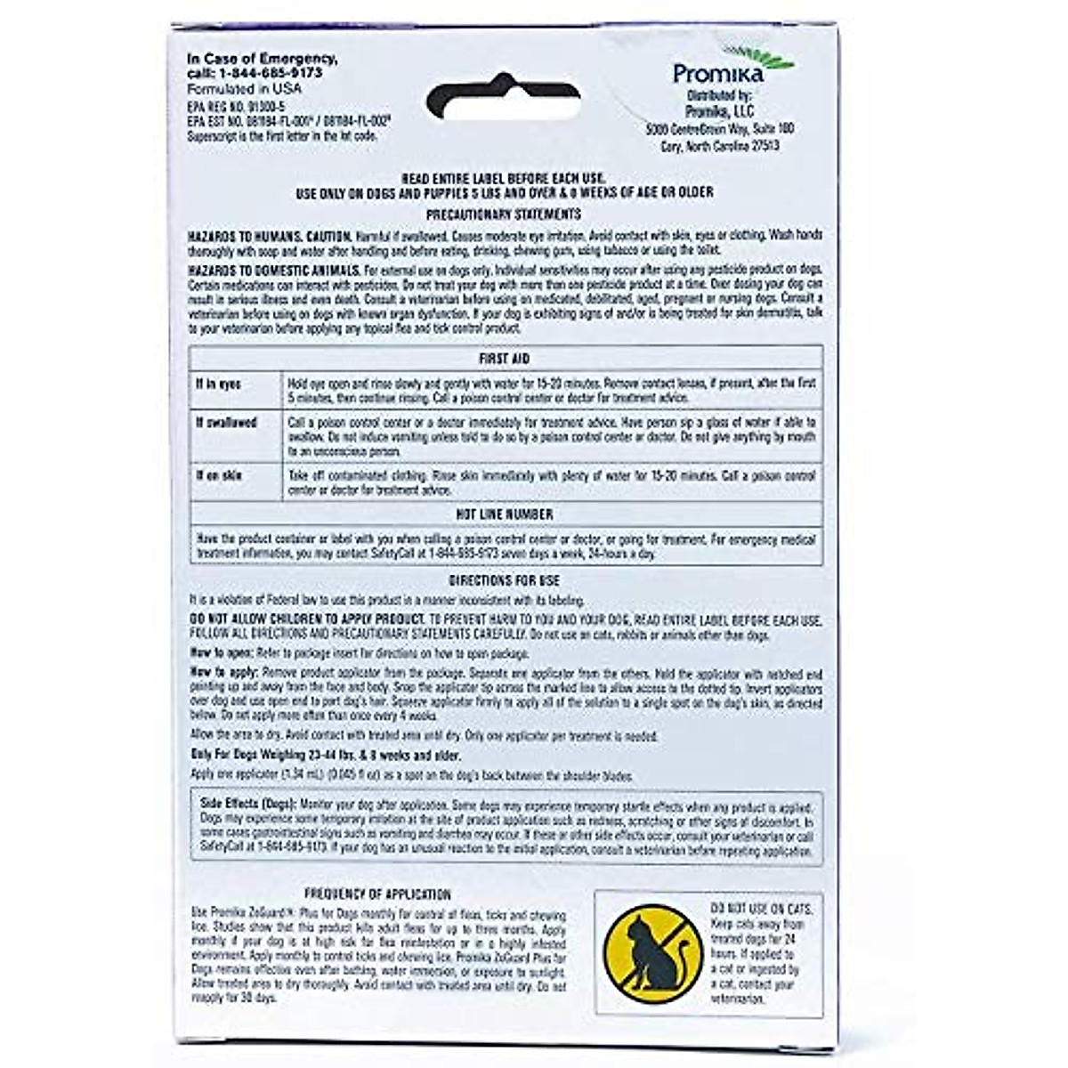 ZoGuard Plus Flea and Tick Prevention for Dogs (Medium - 23-44 lb)