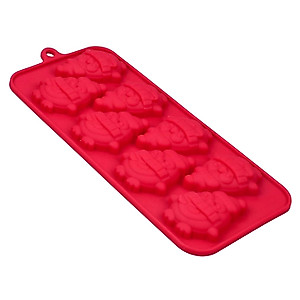 Christmas Penguin 8 Cavity Silicone Mold Baking Chocolate Candy Making Ice Cube Molds