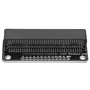 Micro:Bit Edge Connector, Bit Board To A Breadboard Extension Board 2.54Mm Pin, Microbit BBC Expansion Board(black)