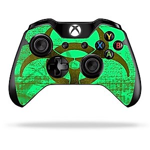 MightySkins Skin Compatible with Microsoft Xbox One or One S Controller - Biohazard | Protective, Durable, and Unique Vinyl wrap Cover | Easy to Apply, Remove, and Change Styles | Made in The USA