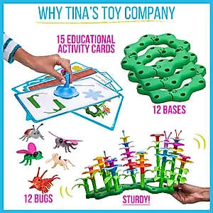 Flower Garden Building Toys Set, Educational Stem Toys for 3, 4, 5, 6 Year Old Girl, Arts and Crafts for Girls, Toddler Building Birthday Gift, Easter, Montessori Kindergarten Learning Kit for Kids