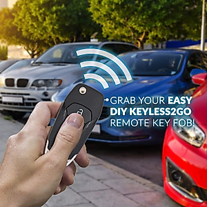 Keyless2Go Replacement for 3 Button Flip Key Ford N5F-A08TAA 164-R8130