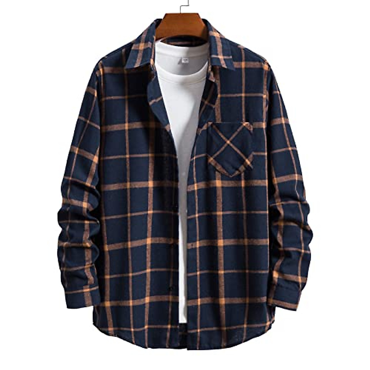 Clearance Camisa Hawaiana para Hombres Manga Larga Mens Linen Hawaiian Shirts Swimming Shirts for Men Gaming Shirts for Men Vented Shirts for Men Mens Hawaiian Sets Denim Vest Shirt Witch Shirts