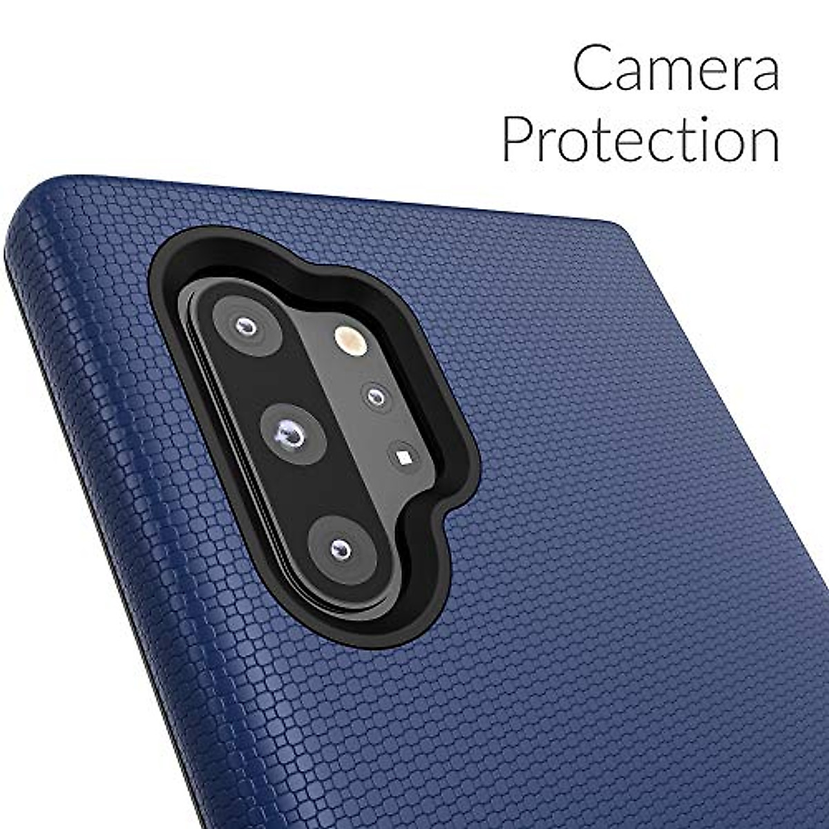 Crave Note 10+ Case, Dual Guard Protection Series Case for Samsung Galaxy Note 10 Plus - Navy