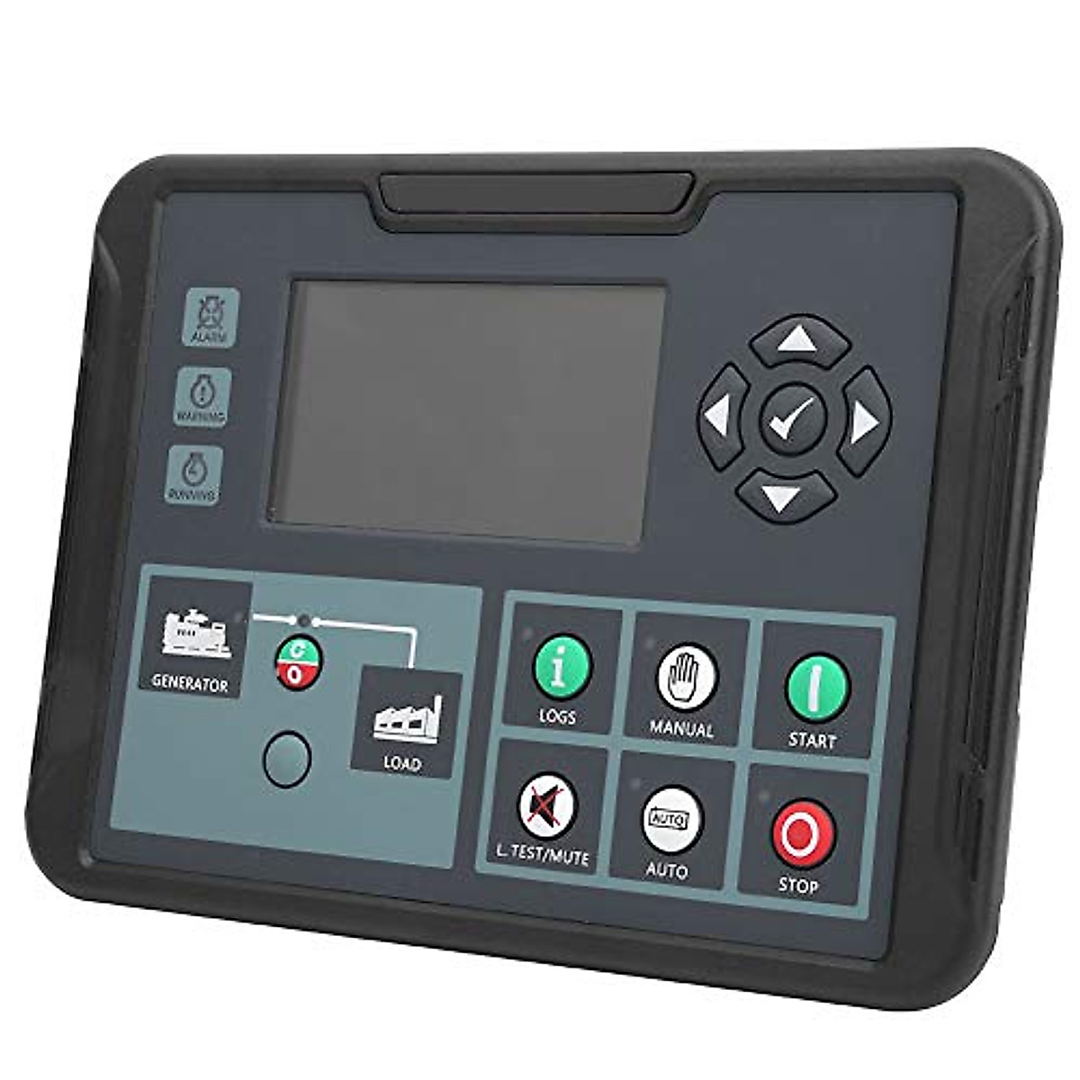 Generator Set Controller, Durable Engine Generator Controller, Plastic Accurate Power Display for Generator Generator Power Measurement Power Protection