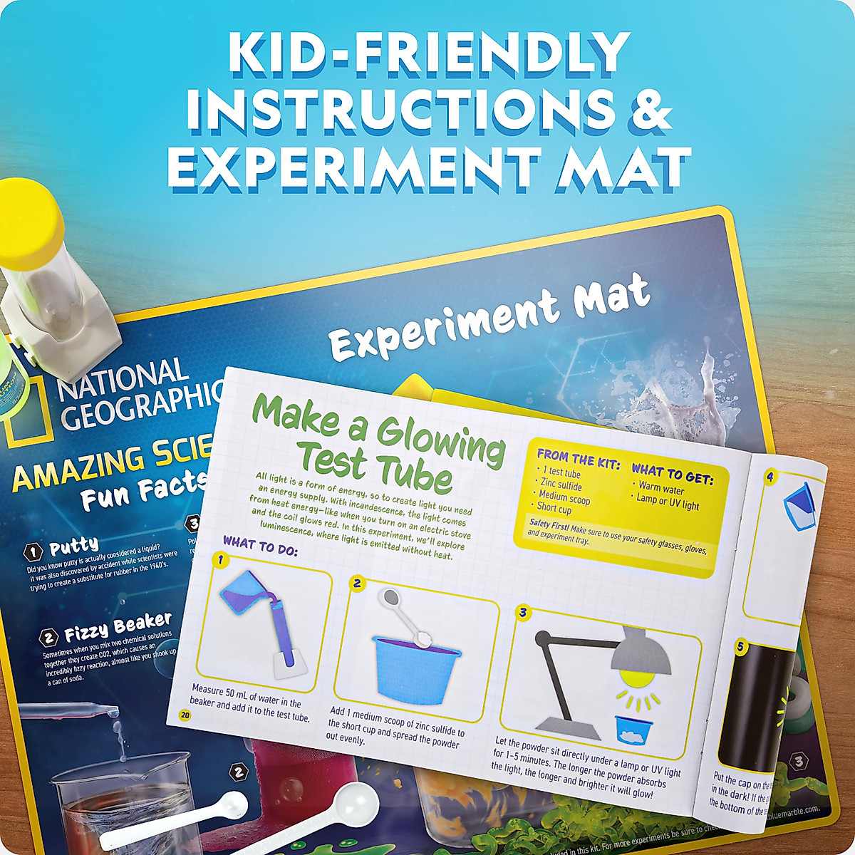 NATIONAL GEOGRAPHIC Mega Science Lab - Science Kit Bundle Pack with 75 Easy Experiments, Featuring Earth Science, Chemistry, and Science Magic Activities for Kids