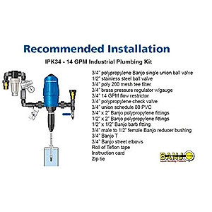 DOSATRON D14MZ2 D14MZ2VFII Water Powered DOSER 14GPM 1:500-1:50 D637922