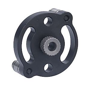 Dowel Drill Guide, Vertical Self Centering 3-10mm Locating Aluminum Alloy Round Pin Carpentry Drilling, Straight Hole Puncher Dowel Jig Positioner Locator Kit Tools,Black