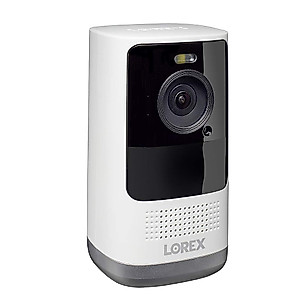 Lorex 2K WiFi Security Camera – Outdoor & Indoor Add on Battery Operated Camera Wireless Surveillance System -Active Deterrence, Motion Detection, Color Night Vision, 2 Way Talk