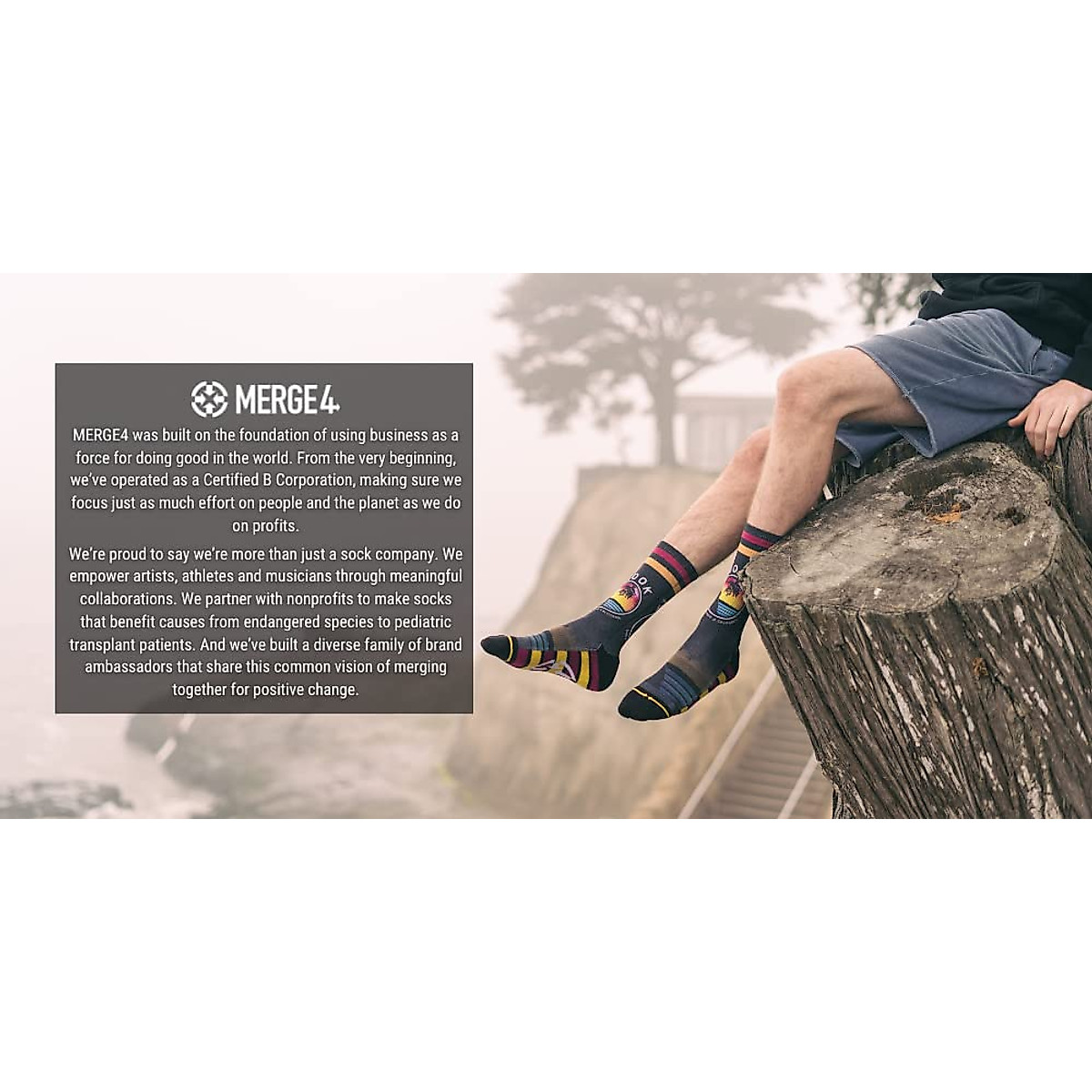 MERGE4 Sublime Joint No Show Socks for Men and Women (Large)