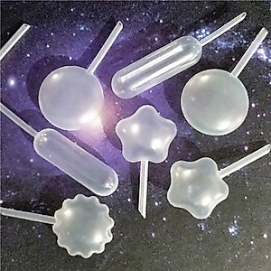 100Pcs 4ml Disposable Clear Plastic Jam Straw Pasteur Pipette Juice Squeeze Transfer Pipettes Dropper Mini Flavor Injector for Chocolate Strawberries Ice Cream Cakes (Love shape)
