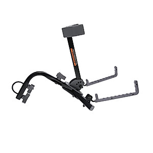 Hawk Kwik-Grab Crossbow Stand | Portable Folding Lightweight Universal Fit Archery Hunting Accessory Crossbow Holder | Treestand Adaptor Bracket, U-Bolt & Connection Knobs Included