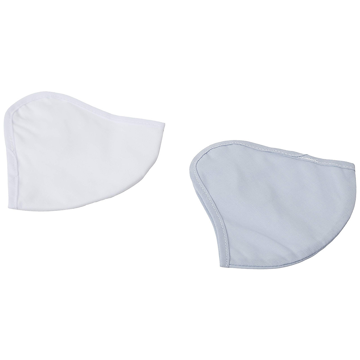 Lanier Wellness Adult 2-Layer Reusable Face Cover (Pack of 2), Blue/White